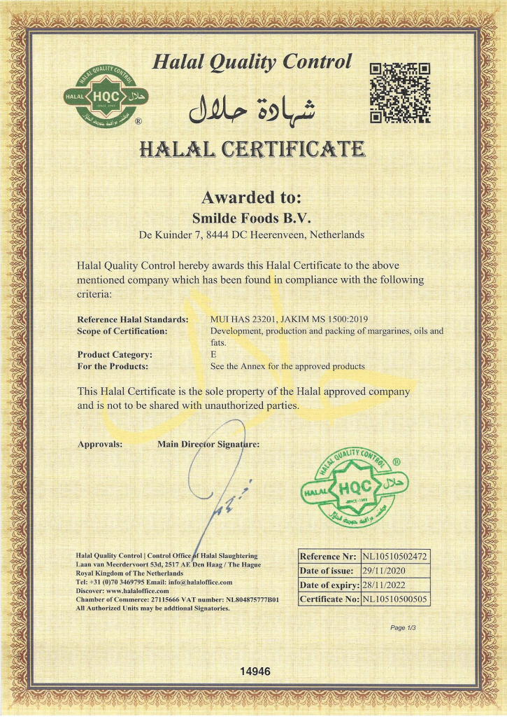 Certifications - Cow Brand | GheeWorld.com by Zenith Trade Group